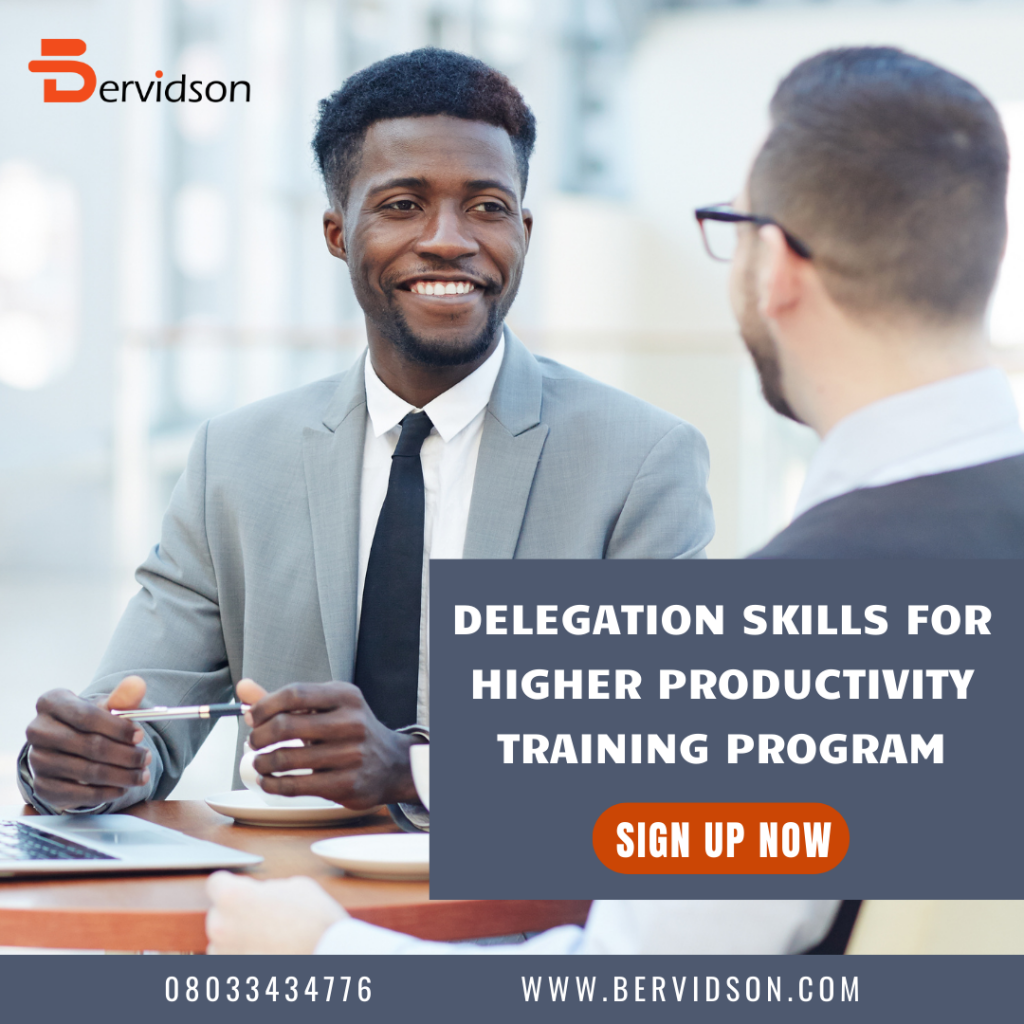 Delegation Skills for Higher Productivity Training Program